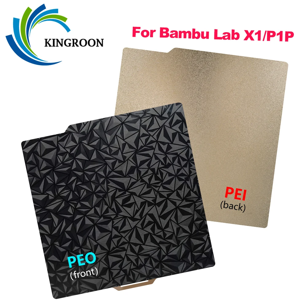 Double-Side-Build-Plate-Texture-PEI-Smooth-PEO-PET-Texture-PEI-Texture-PEI-257x257mm-Spring ...