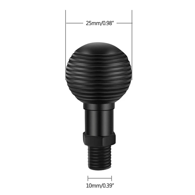 Aluminum-Alloy-1Inch-Ball-Head-Adapter-M10-Screw-Male-Thread-Mount ...