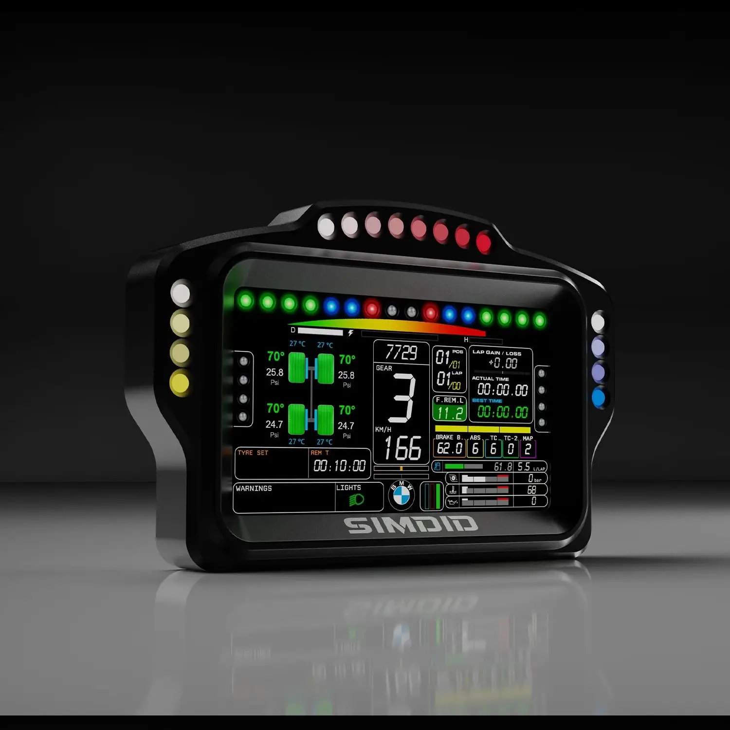 SIMPUSH-SIMDID-DV480-dashboard-simhub-screen-Sim-Racing-Dash-Display ...