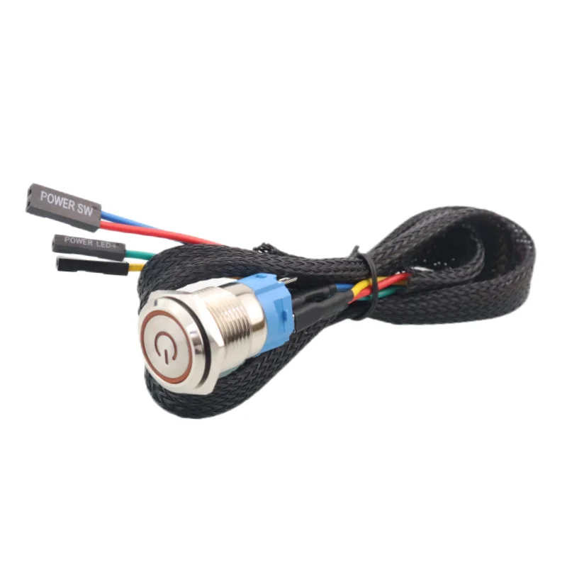 PC-Host-Start-Power-SW-Button-Switch-Computer-Reset-SW-Button-Switch ...