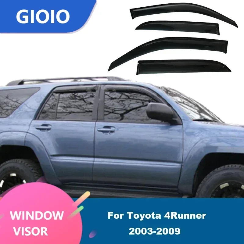 Side Window Visor For Toyota 4Runner 2003 2004 2005 2006 2007 2008 2009 ...