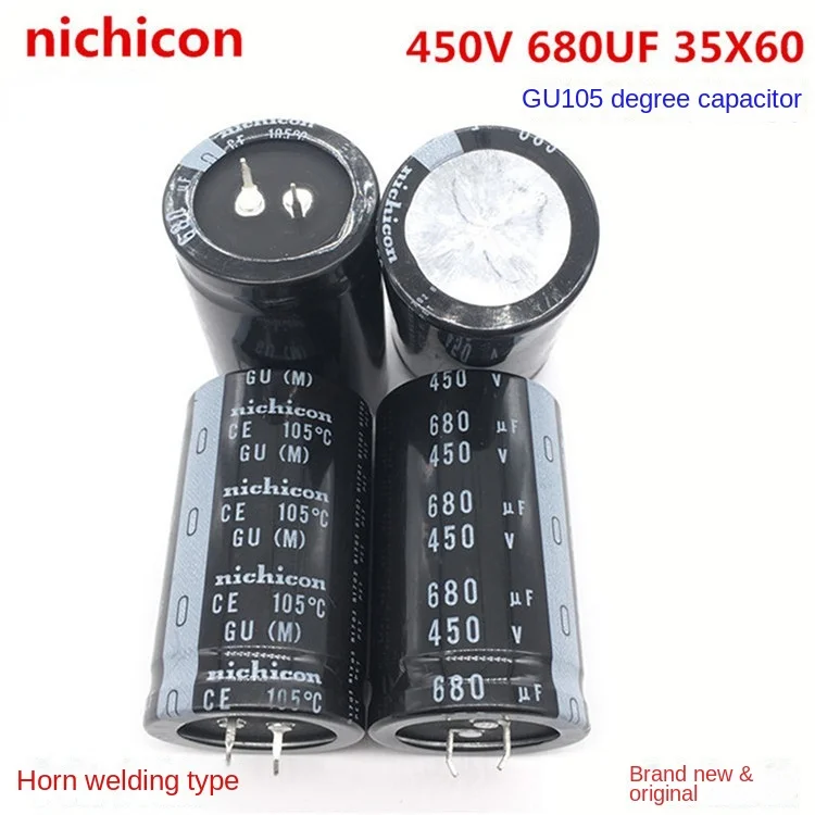 1PCS-450V680UF-35X60-Japan-nichicon-electrolytic-capacitor-680UF-450V ...