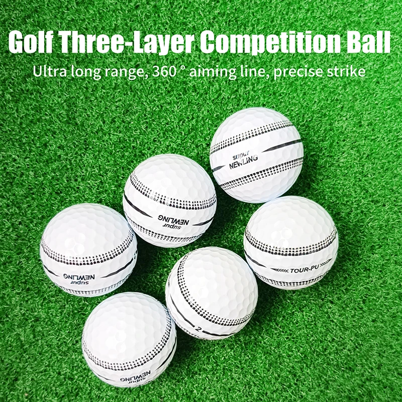 Golf Game Balls Three layers Golf Ball Golf Game Ball Super Long ...