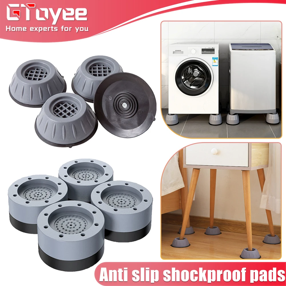 1-4Pcs-Anti-Vibration-Washing-Machine-Feet-Pad-Anti-slip-Silent-Dampers ...
