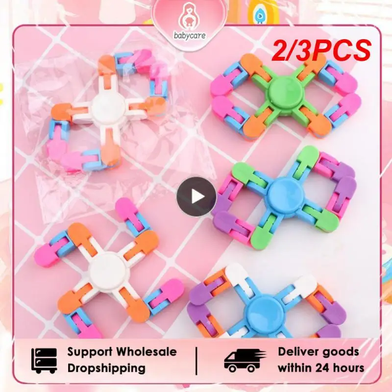 2-3PCS-Variety-Fingertip-Chain-Gyro-Decompression-Toy-3-4-Sections ...