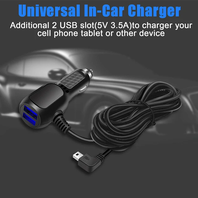 DVR Ladekabel Dash Cam Auto ladegerat Mini USB Kabel Micro USB 11 5 FuB Netz kabel Versorgung 12 24V fur DVR Kamera GPS AliExpress