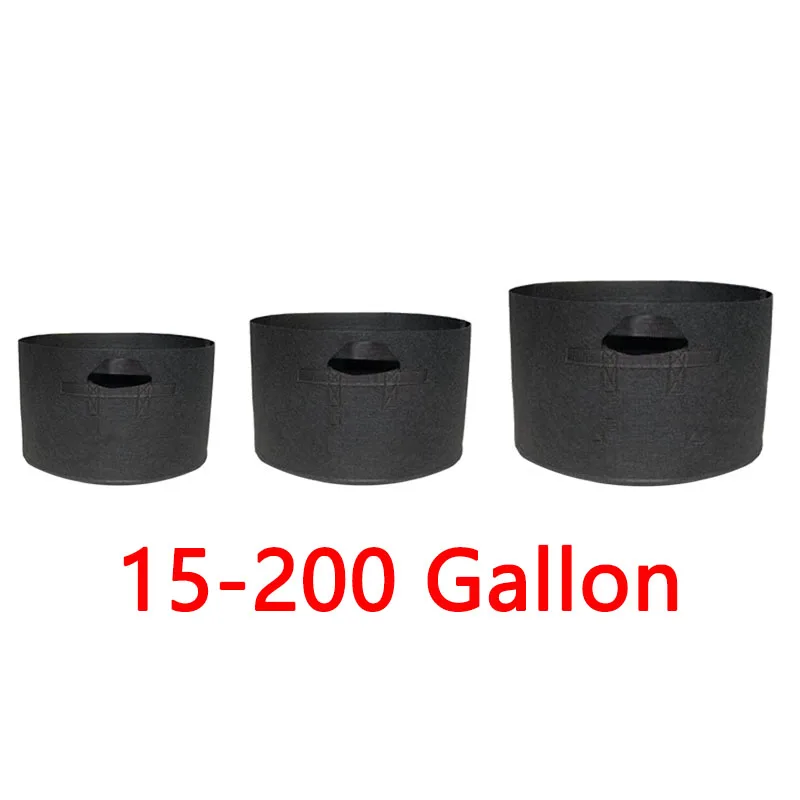 15-20-30-100-Gallon-Grow-Bags-Jardin-Growing-Plant-Tree-Pots-Strawberry ...