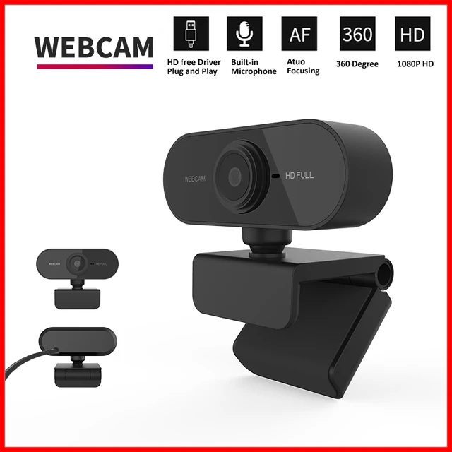 1080P HD Mini Webcam with microphone, usb interface supports laptop ...