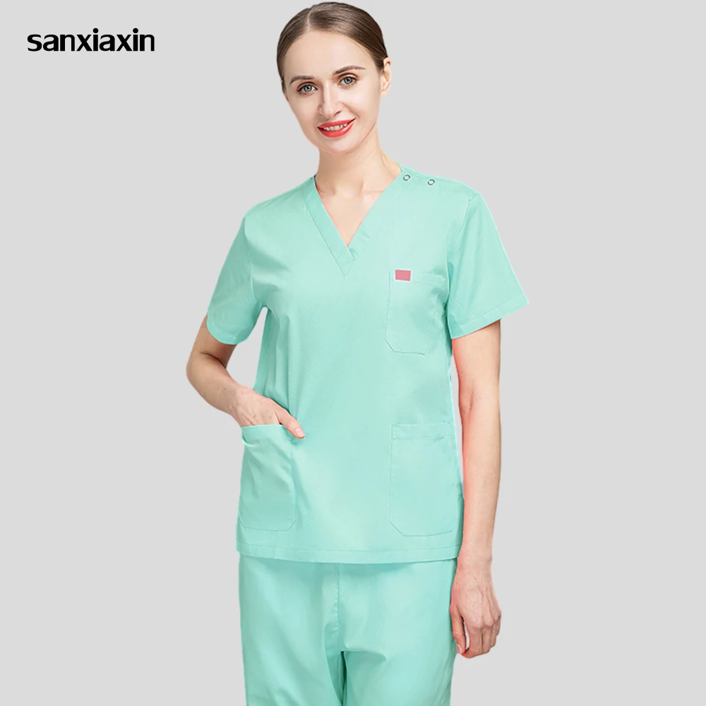 Surgery-Overalls-Medical-Uniform-Beauty-Spa-Workwear-Doctor-Nurse ...