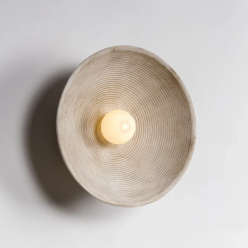 Creative Round Wall Lamp Retro Vintage Indoor Decoration Lighting ...