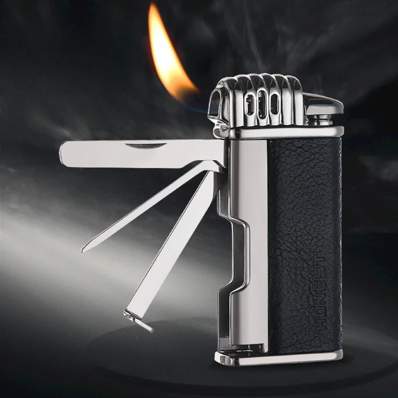 Honest Pipe Lighter With Tamper Scraper Picking Tool 4-in-1 for Tobacco ...