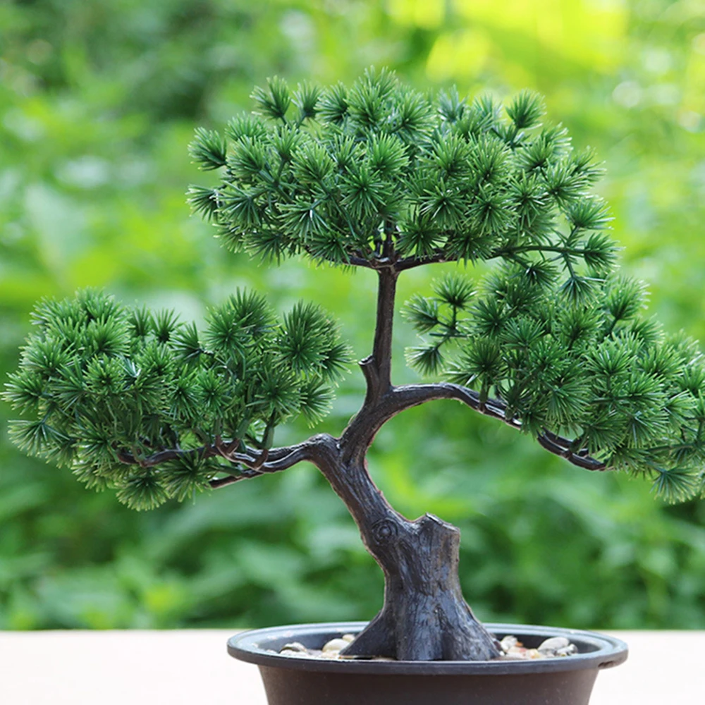 Chinese-Zen-Simulation-Fake-Pine-Tree-Welcoming-Pine-Potted-Plants ...