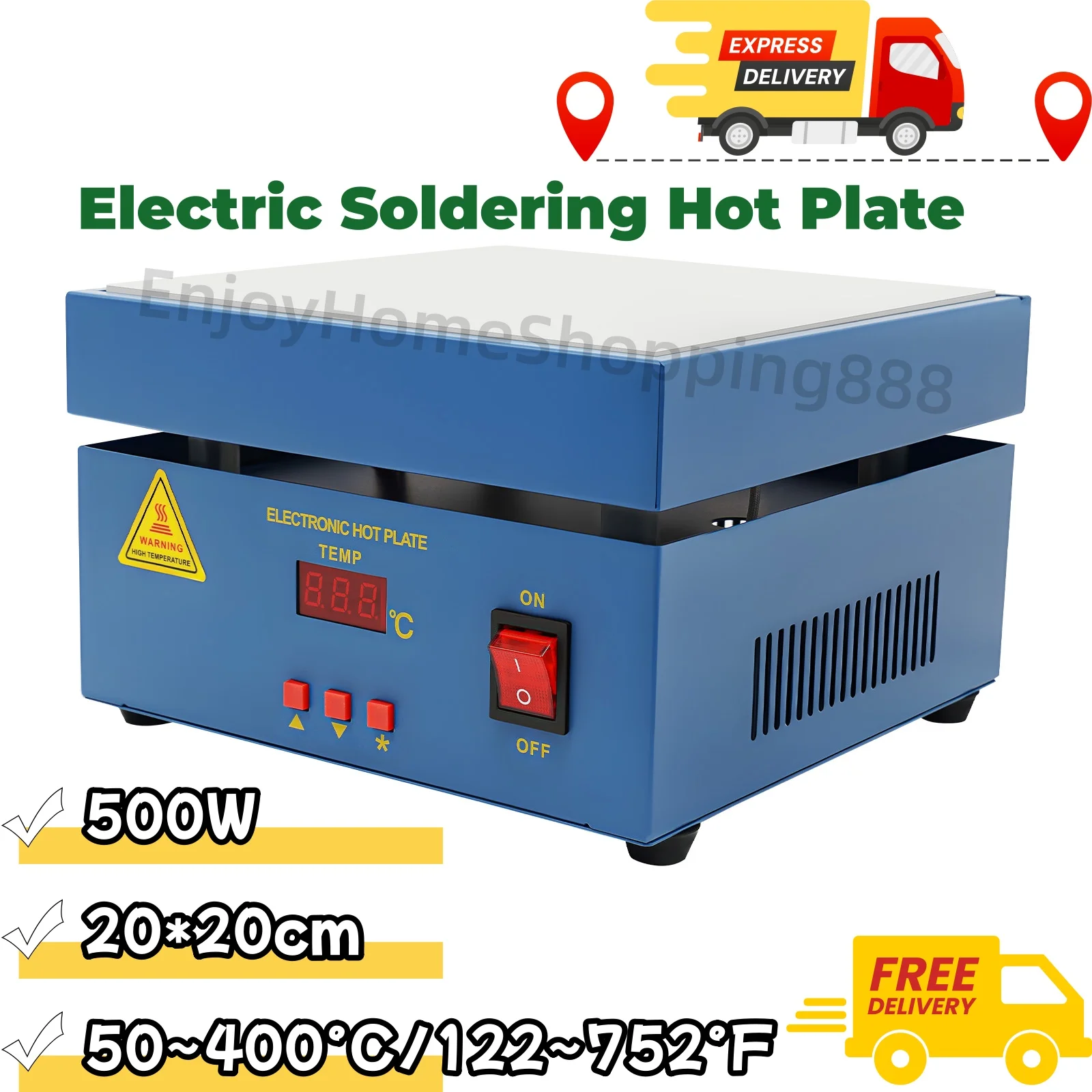 800W Electric Soldering Hot Plate Microcomputer Welding Hot Plate 946 ...