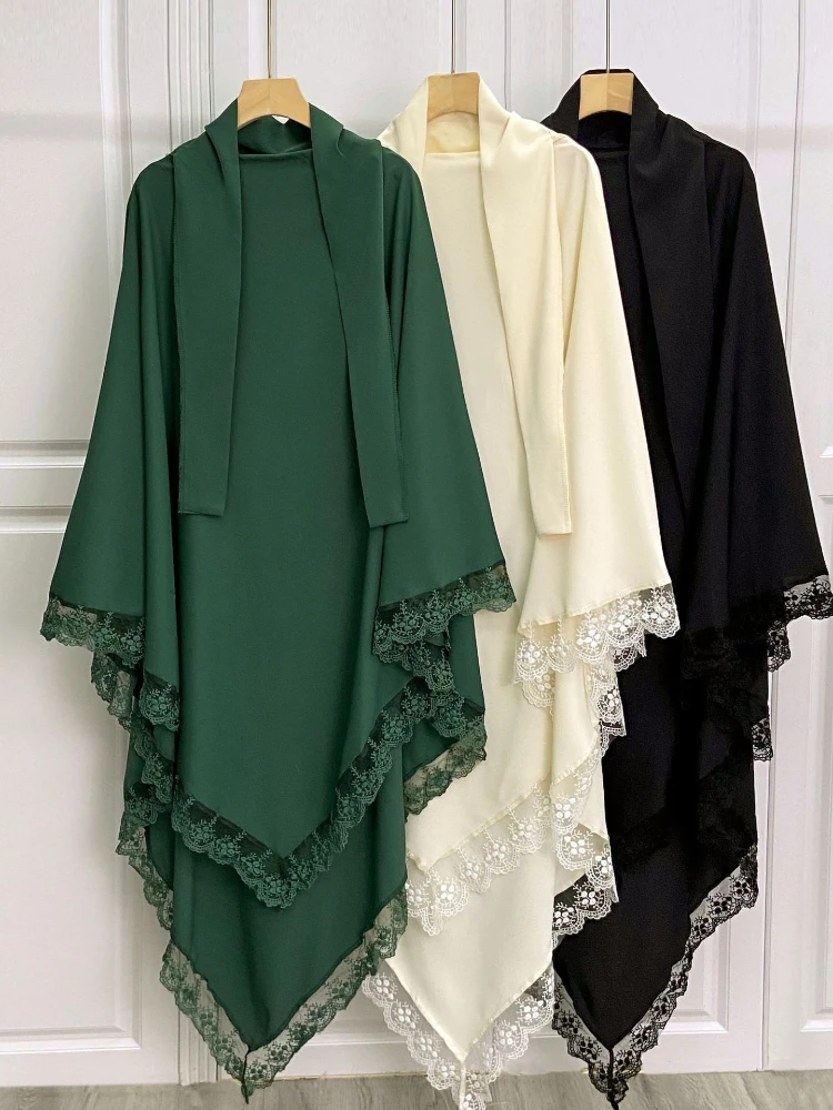 Renda-Ramad-Longo-Khimar-Hijab-para-Mulheres-Eid-Headcarf-Mu-ulmano ...