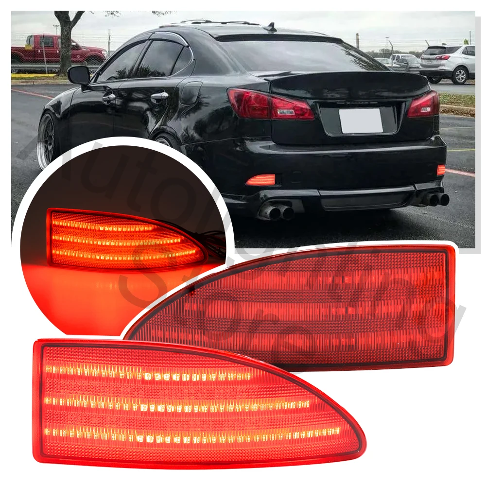 2X-LED-Rear-Bumper-Reflector-light-Tail-Brake-Light-Side-Light-for ...