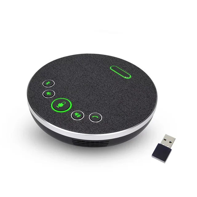 USB Conference Microphone Omnidirectional Tabletop Wireless ...