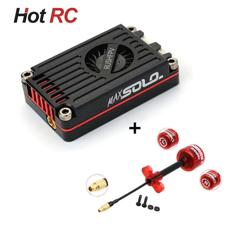 RUSH-TANK-MAX-SOLO-2-5W-48CH-VTX-Video-Transmitter-w-Cherry-II-Antenna ...
