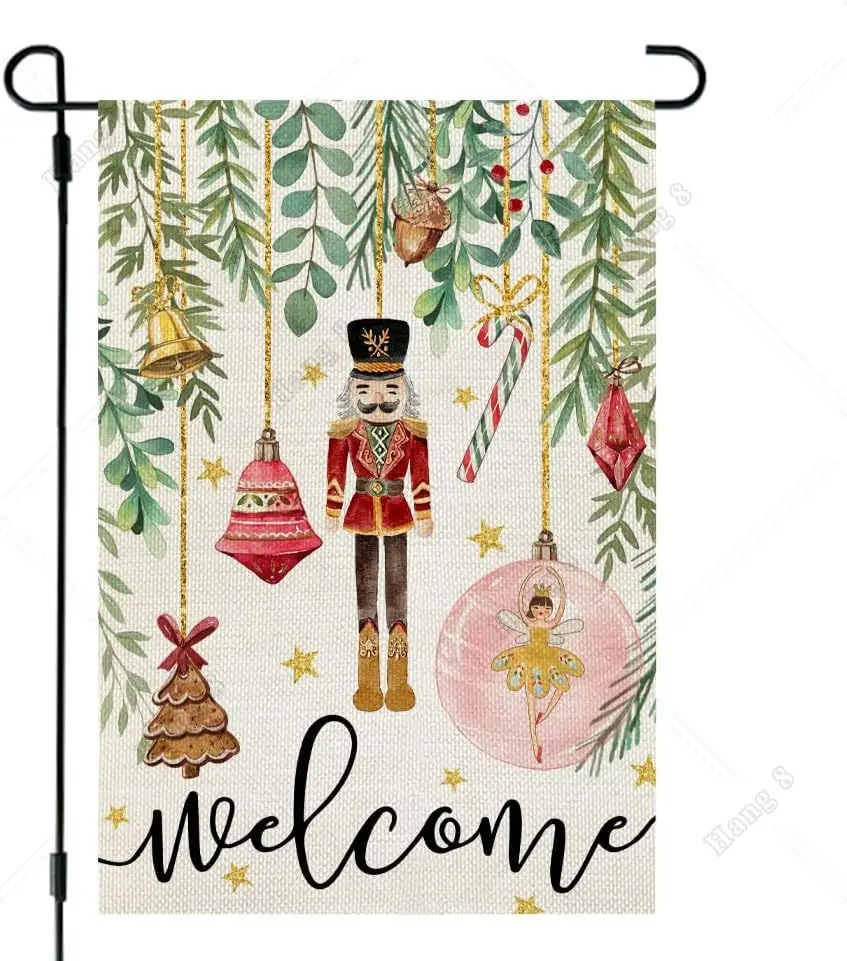 Christmas-Nutcracker-Garden-Flag-12x18-Inch-Double-Sided-for-Outside ...