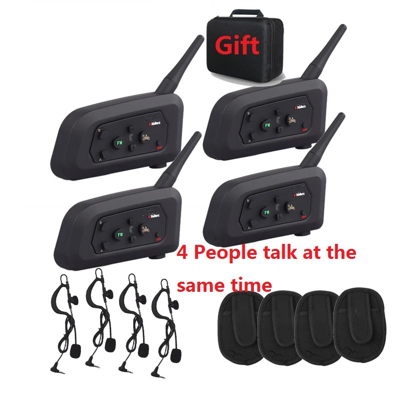 4-User-Football-Referee-Intercom-HeadsetV4-plus-V4C-1200M-Full-Duplex ...