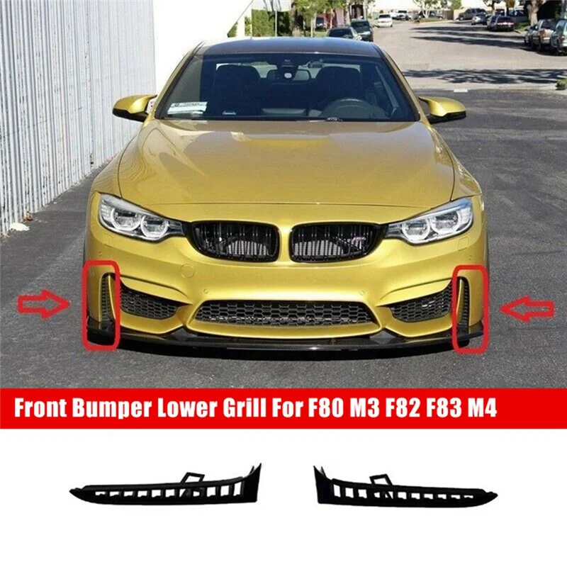 Car-Front-Bumper-Lower-Grill-for-BMW-F80-M3-F82-F83-M4-51118056600 ...