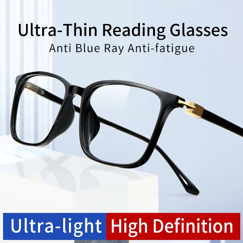Lightweight-TR90-Reading-Glasses-Ultra-Thin-Hard-Resin-Lens-Flexible ...