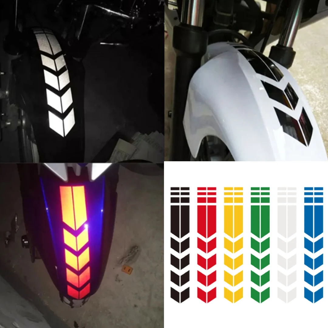 Universal Motorcycle Arrow Stripe Stickers Fender Paste Waterproof ...
