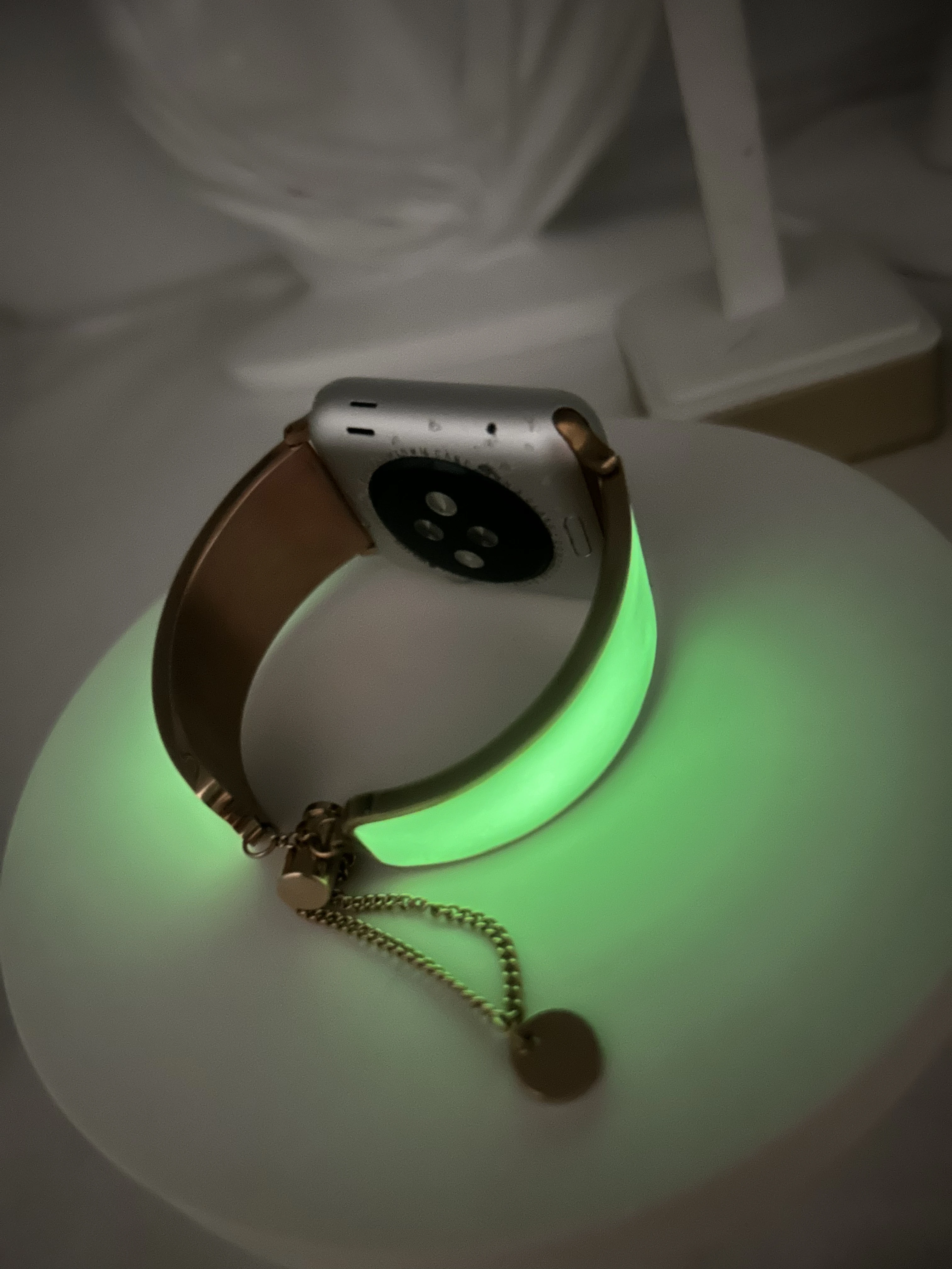 Koosia-Stainless-Steel-Metal-Fluorescent-Watch-Strap-Suitable-for-Apple ...