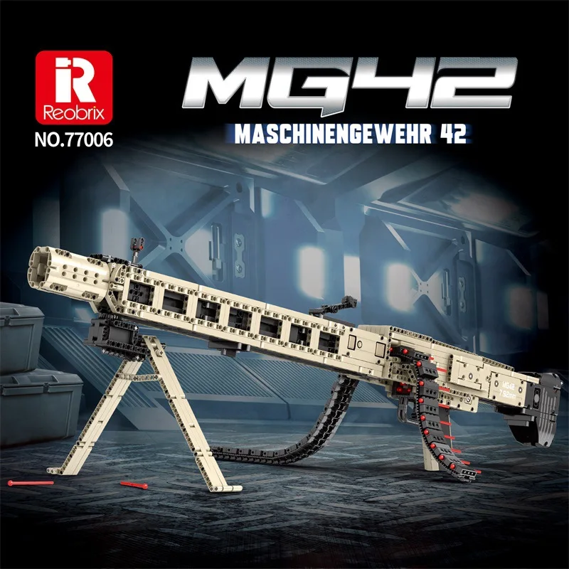 Reobrix-77006-MG-42-Machine-Gun-Model-Military-Weapons-Series-DIY-Small ...
