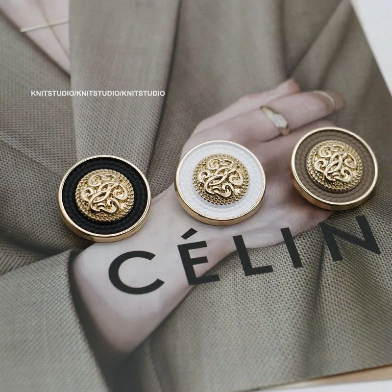 6Pcs-Fashion-Advanced-Metal-Buttons-Clothes-Coat-Suit-Blazer-Creative ...