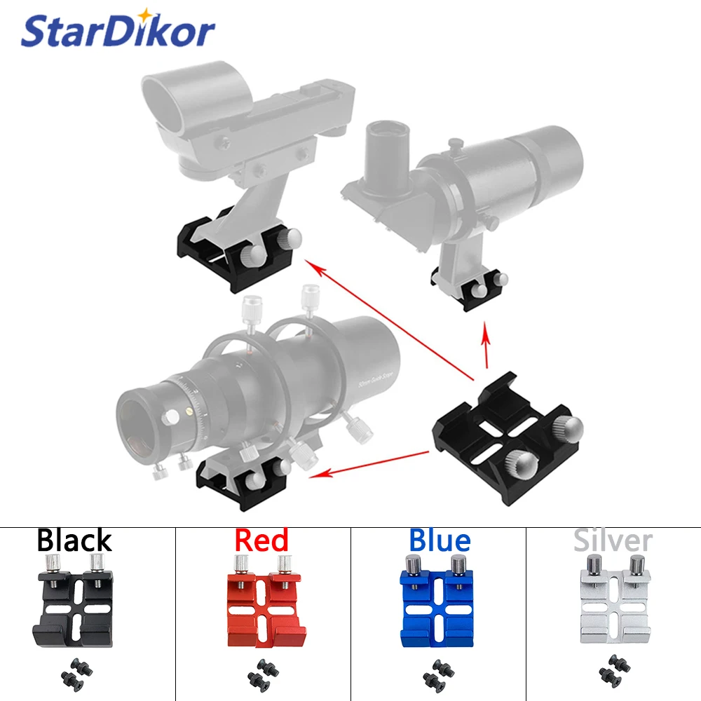 StarDikor Multi-Function Finderscope Dovetail With Locking Screw Guide ...