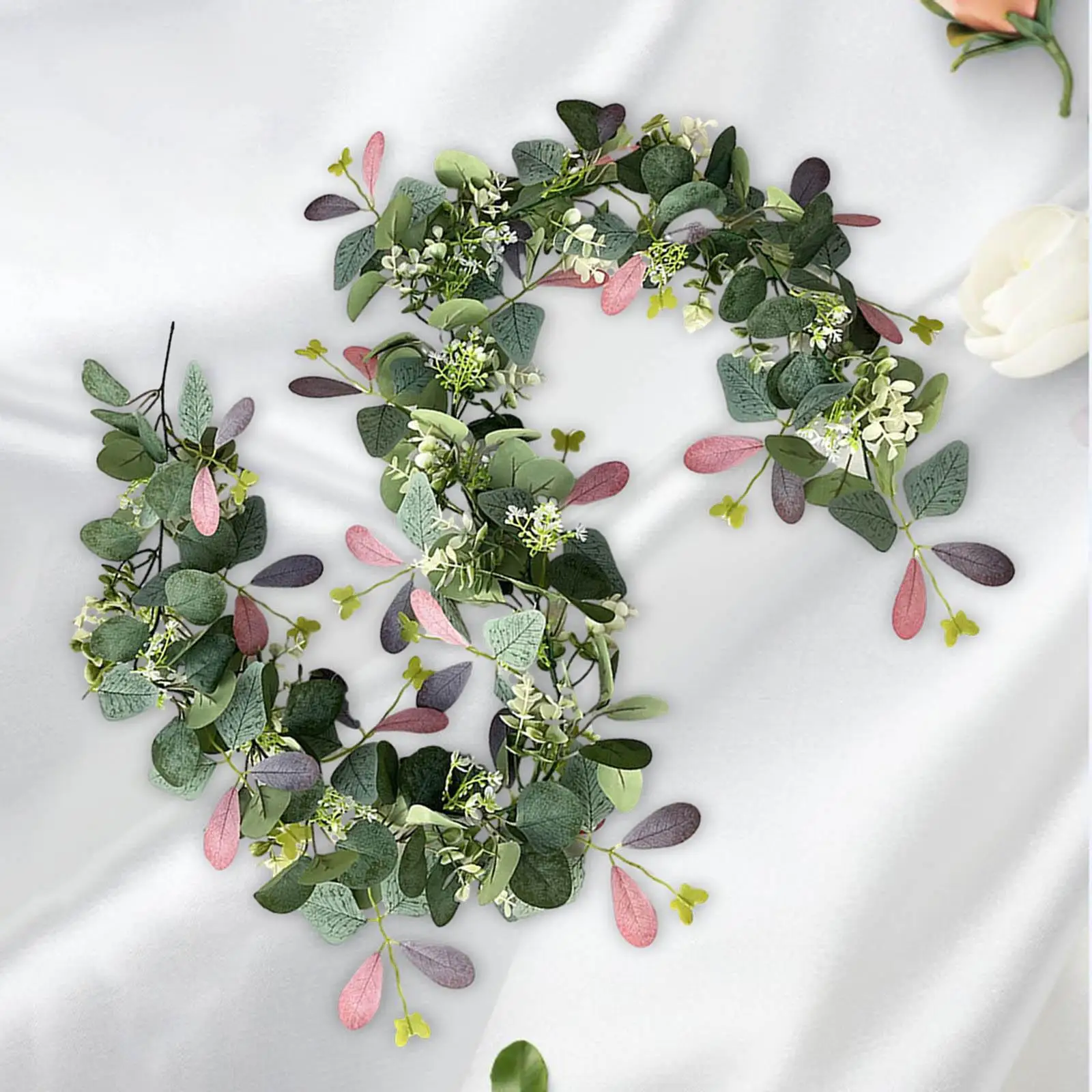 Greenery Garland, Artificial Vines, 1.8M Spring Garland Artificial ...