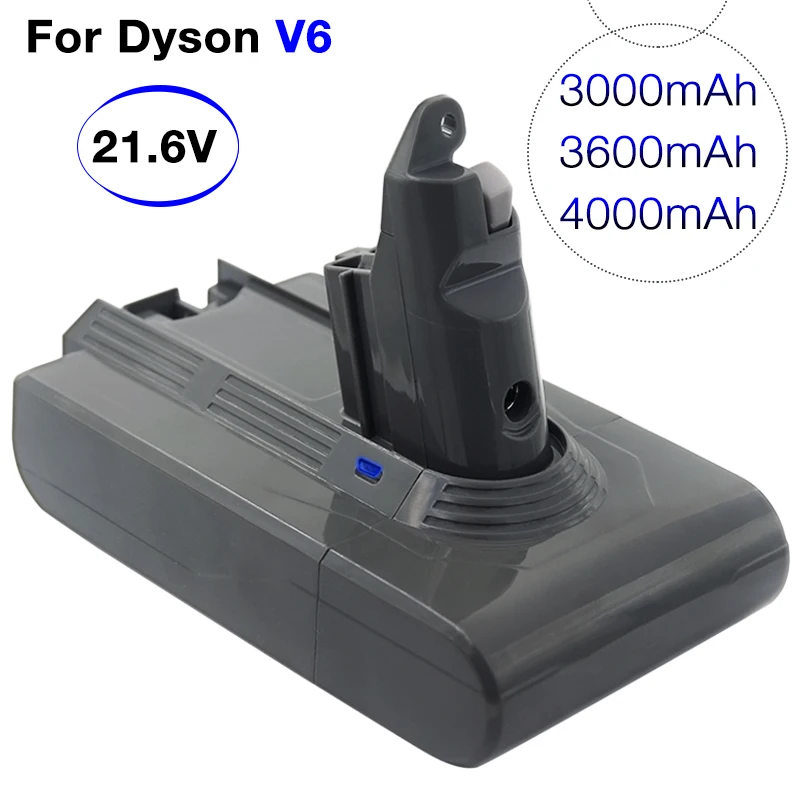 21.6V 4000mAh Li-ion Battery Replacement for Dyson Battery V6 DC61 DC62 ...