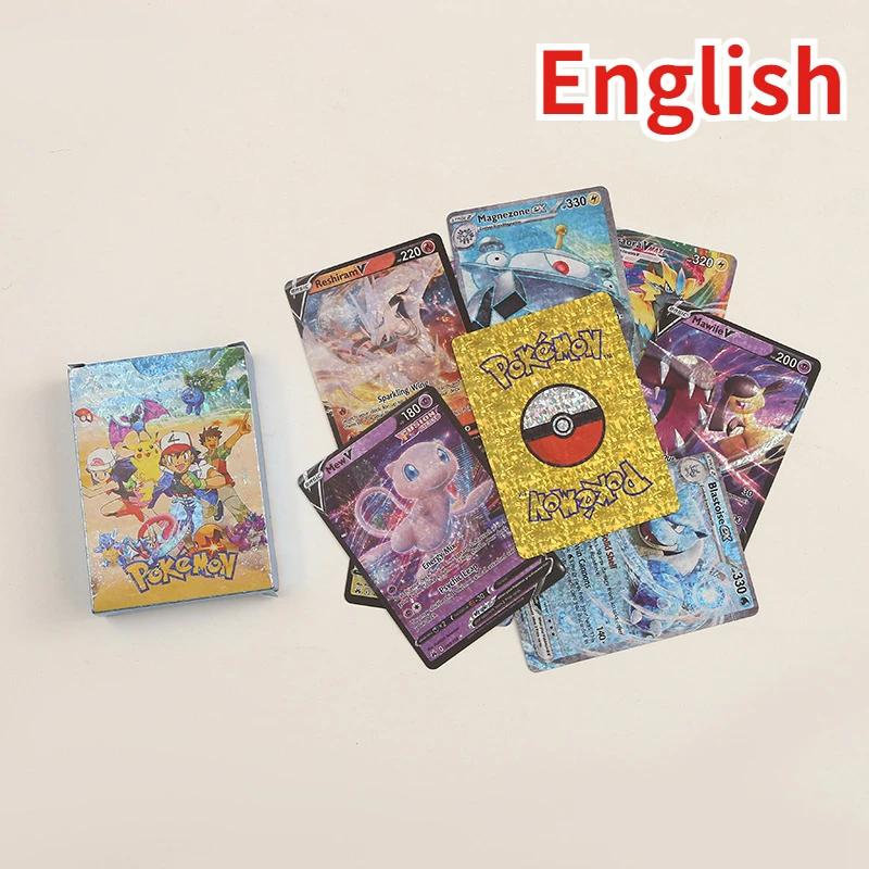 Cartoon Colorful Card VMAX Charizard Pikachu Arceus Gold Black Silver ...