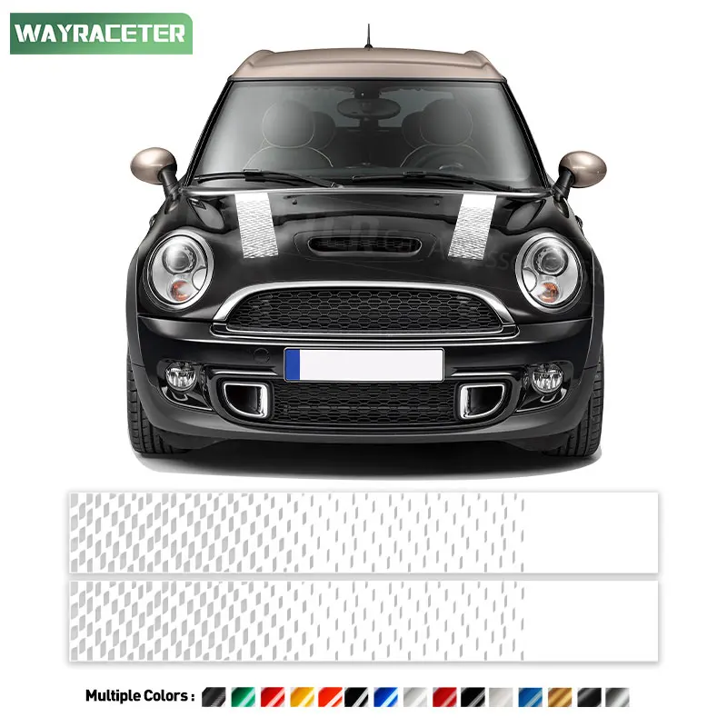 Edition Maxi Tuner Engine Cover Vinyl Decal Hood Bonnet Stripes Sticker ...