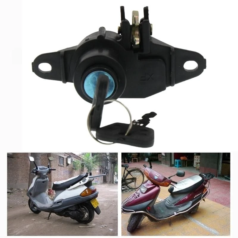 0XXD Electric Bike Tail Box Lock Universal Motorcycle Scooter Rear ...