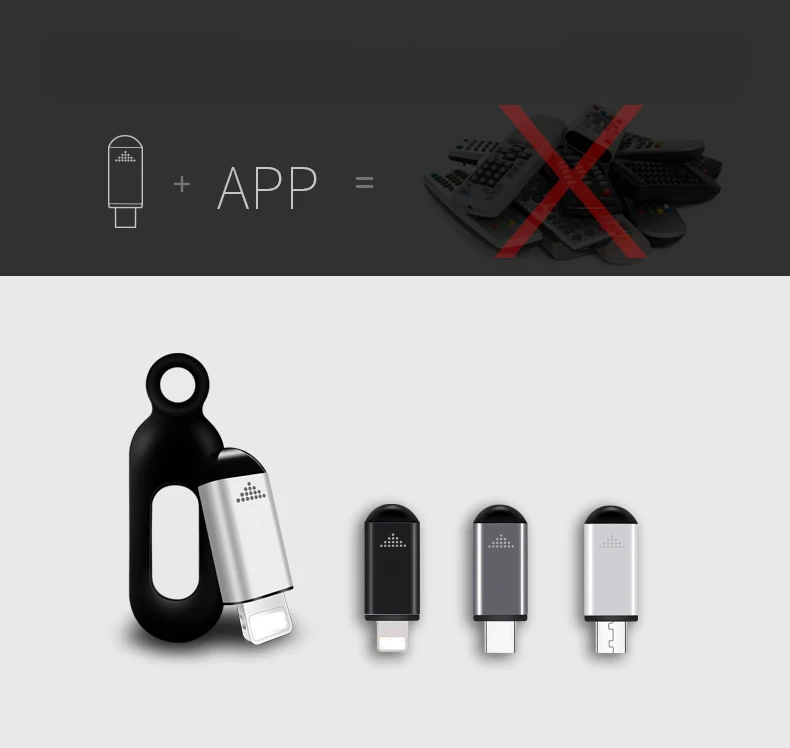 Phone IR Blasters Remote Control for Lightning Type C Universal Smart ...