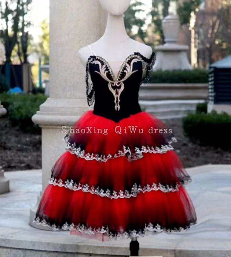 Don-Quixote-Adult-Red-Romantic-Tutu-Spanish-Kitri-Ballet-Dress ...