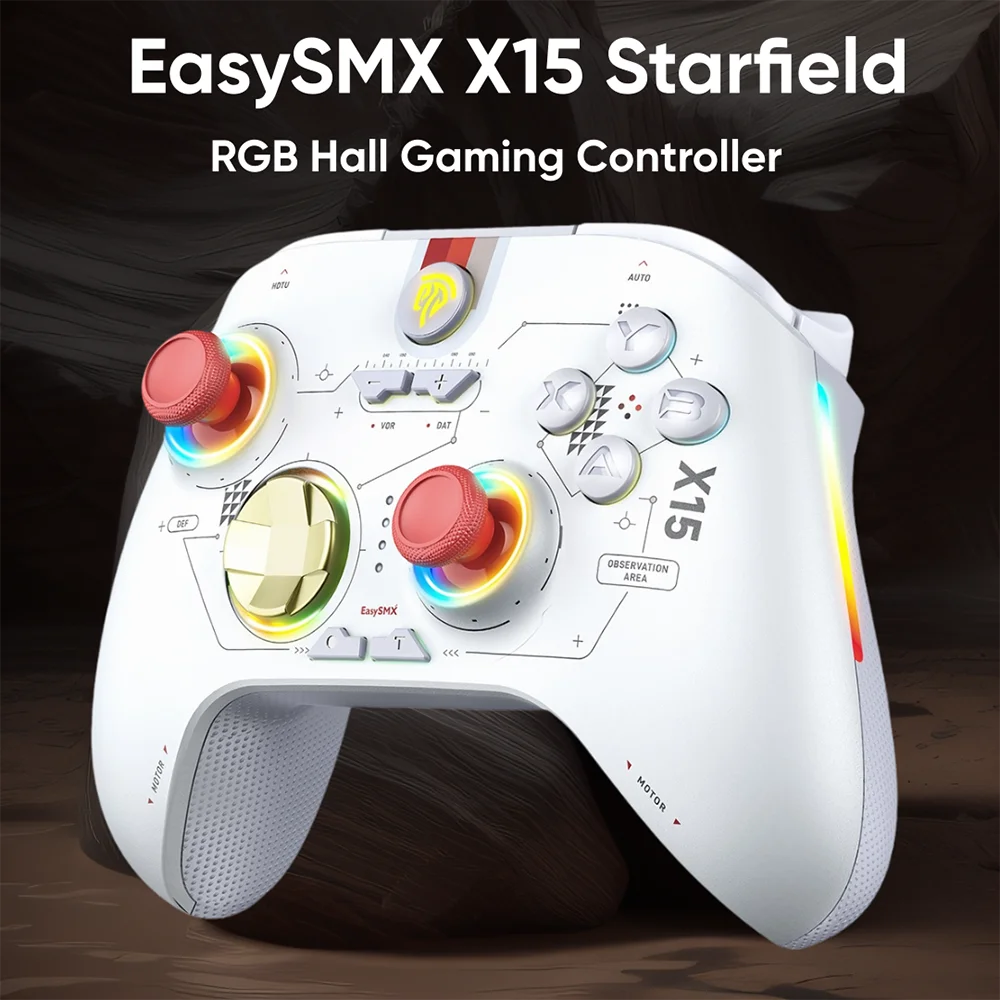 EasySMX-X15-Controlador-de-PC-inal-mbrico-Gamepad-Compatible-con-PC ...