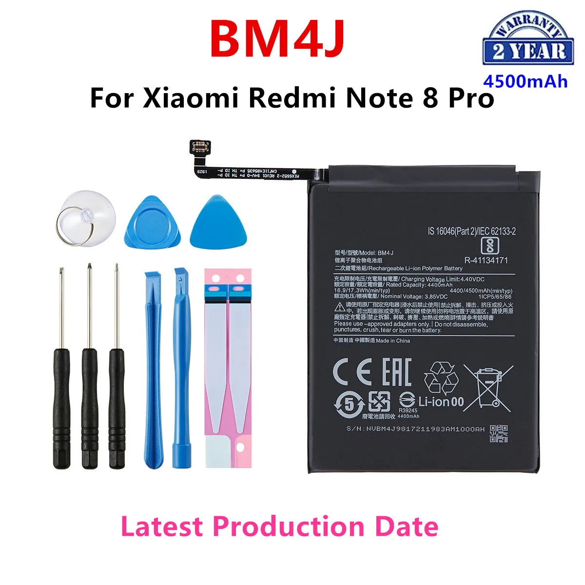 Brand-New-BM4J-4500mAh-Battery-For-Xiaomi-Redmi-Note-8-Pro-Note8-Pro ...