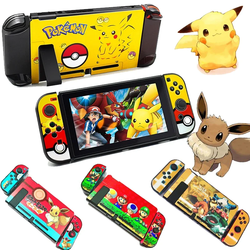 Pokemon Pikachu Nintendo Switch Case Game Console Protective Cover Anti ...