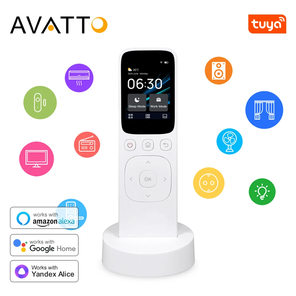 AVATTO-Tuya-Smart-WiFi-IR-Smart-Control-Center-Scenario-Panel-Switch ...