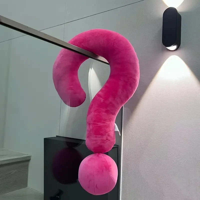 Question-Mark-Shape-Pillow-Funky-Pillow-Colorful-Throw-Pillow-Cute ...