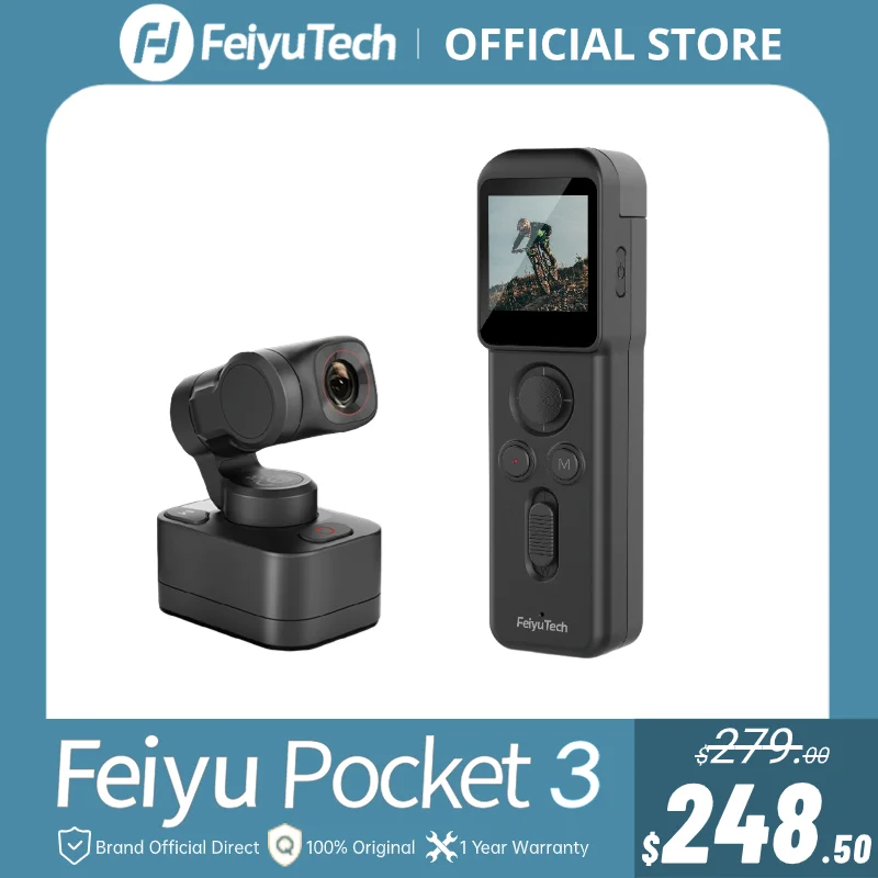 FeiyuTech-Pocket-3-KIT-C-mara-de-acci-n-estabilizada-con-card-n-de-3 ...