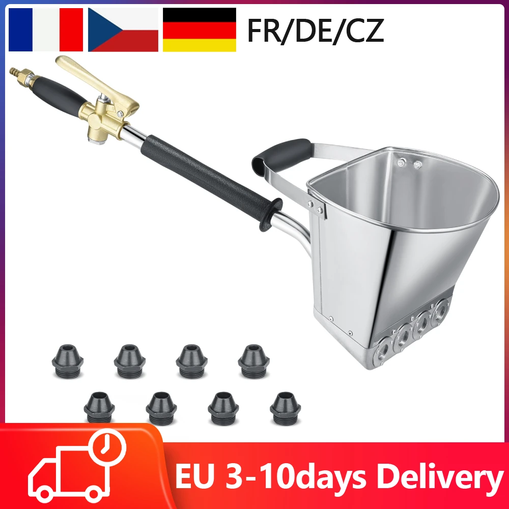 Mortar Spray Gun Wall Stucco Shovel Plaster Hopper Gun Cement Mortar ...
