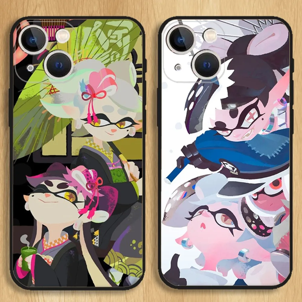 Funda de teléfono Game Splatoon para iPhone15,14,13,12,11,Pro,Max,Plus ...
