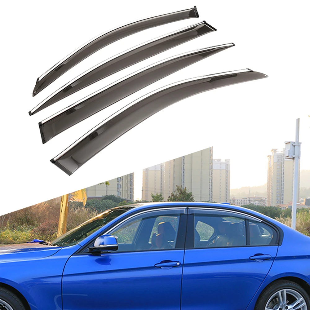 For Bmw 3 Series F30 2011-2019 Car Window Sun Rain Shade Visors Shield ...