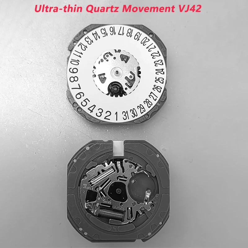 VJ42 Movement Ultra-thin Quartz Movement for Three-handed Calendar Gift ...