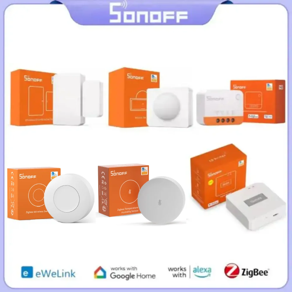 SONOFF-Zigbee-3-0-Bridge-Pro-T-H-Sensor-Wireless-Switch-Door-Sensor ...