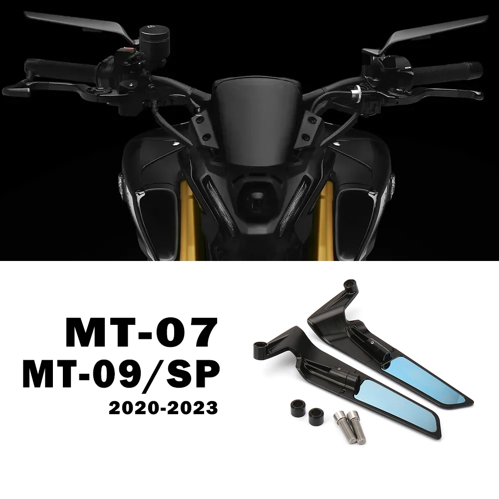 MT07 Accessories Motorcycle Stealth Mirrors for Yamaha MT-09 MT09 SP ...