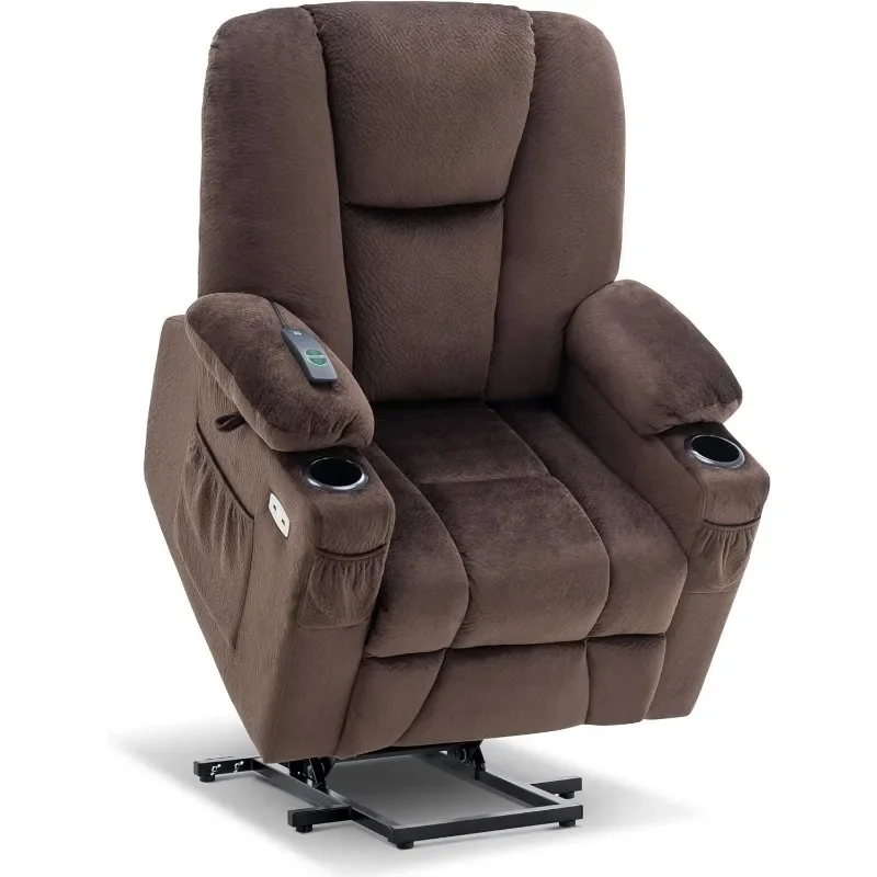 MCombo Power Lift Recliner Chair Sofa with Extended Footrest,3 ...